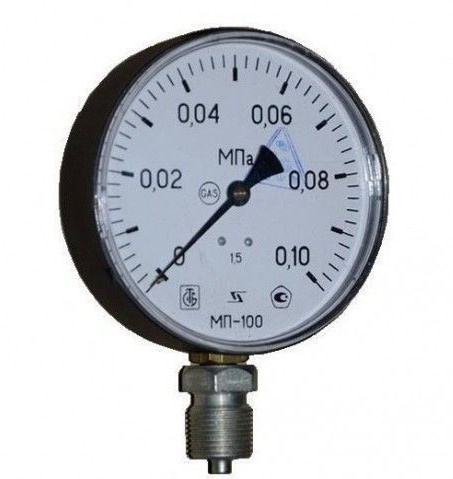 Купить манометр мп100-100мм 0..4 мпа кл.1,5 g1/2 (радиальный) в Санкт ...